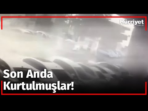 İzmir Depreminde Dev Bloklar Araçların Üzerine İşte Böyle Düştü!
