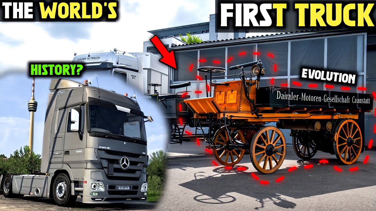 History of the world's first truck - Daimler Motor Lastwagen (1896-1914 ...