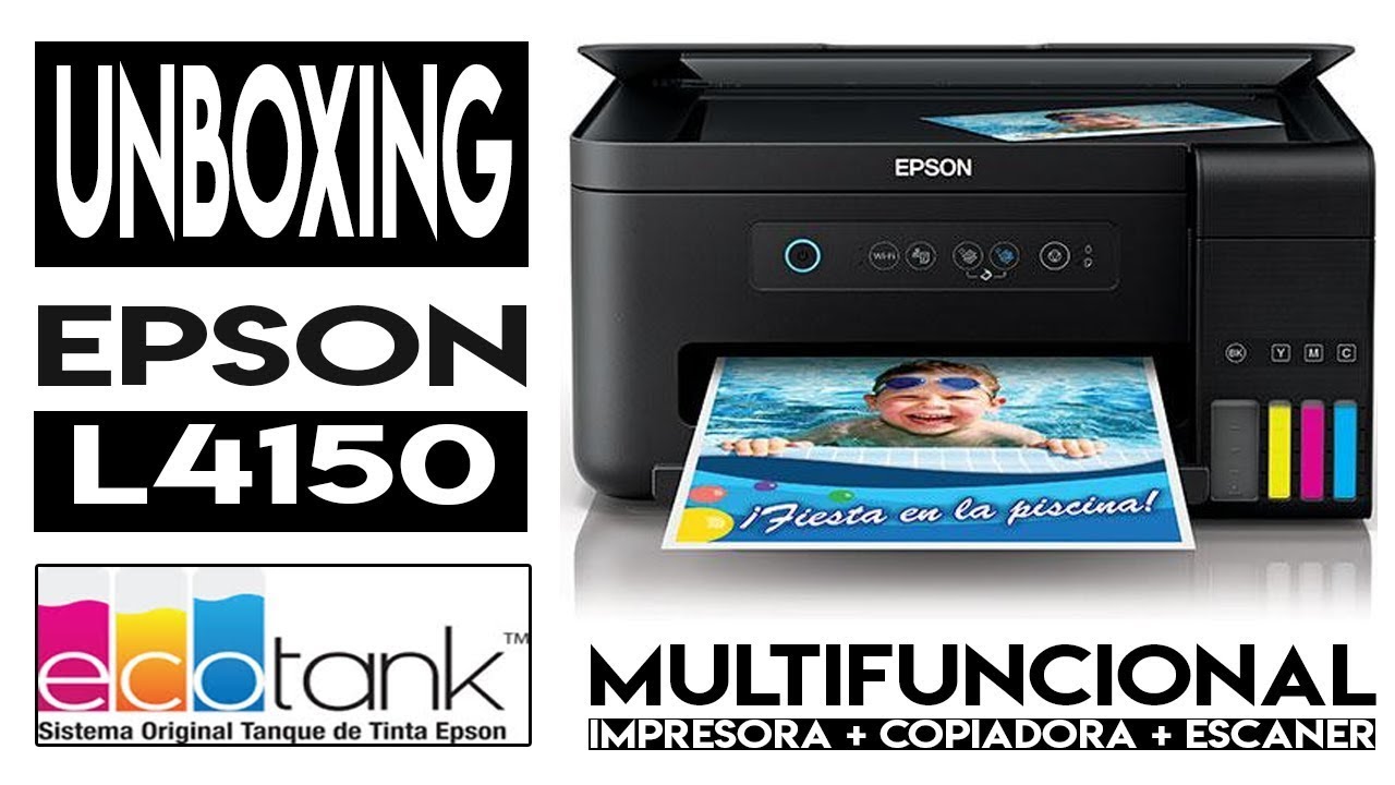 ¡GASTO $1 en TINTA por MES? 😱 Epson EcoTank L4150 - Unboxing y Pruebas ...