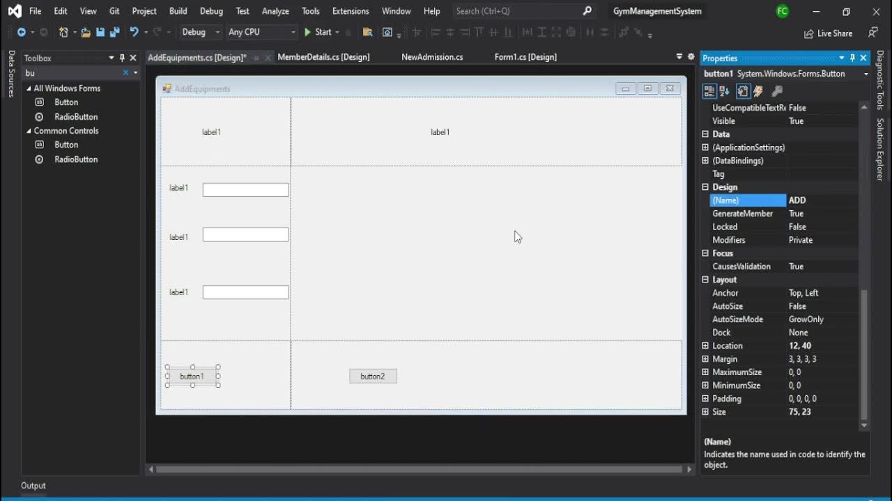 GYM MANAGEMENT SYSTEM PROJECT USING C# AND MS SQL WINDOWS APPLICATION ...