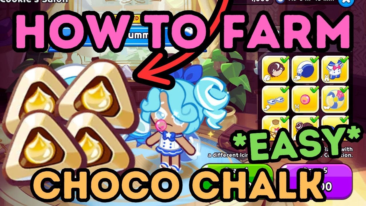 How To Easily Farm CHOCO CHALK And Use ICING GACHA in Cookie Run ...