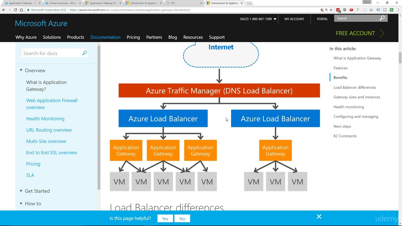 70-532 Developing Microsoft Azure Solutions Certification : Use Application Gateway - YouTube
