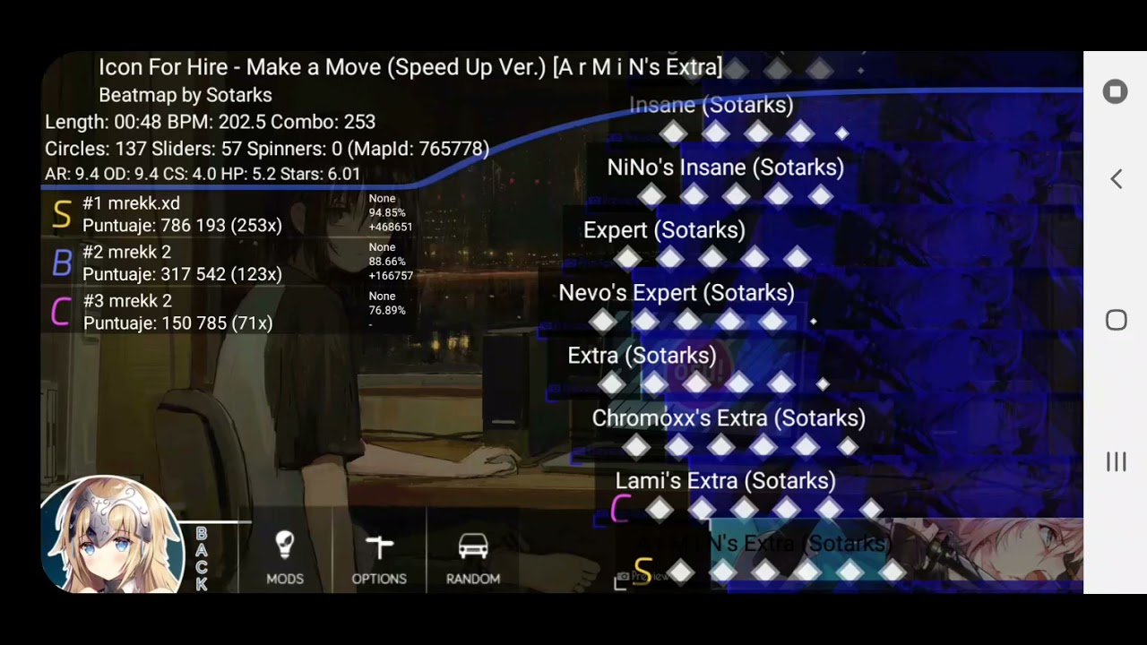 gg s en make a move osu droid - YouTube
