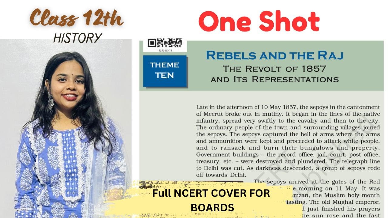 REBELS AND RAJ | CLASS 12 | ONE SHOT | HISTORY #class12humanities #exam ...