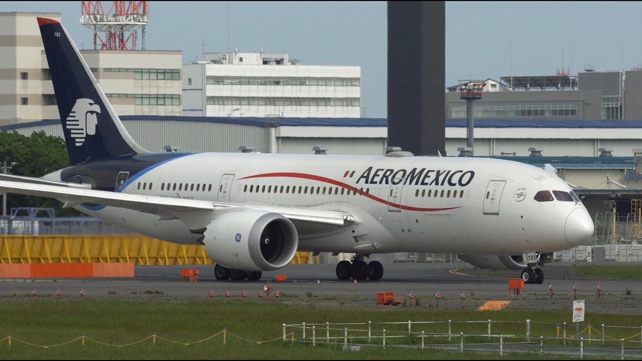 Aeromexico Boeing 787-8 N783AM Takeoff from NRT 16R - YouTube
