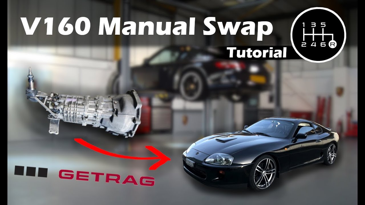 Mk4 Supra - Manual Conversion (V160 Swap)!!! - Auto to 6 Speed How To ...