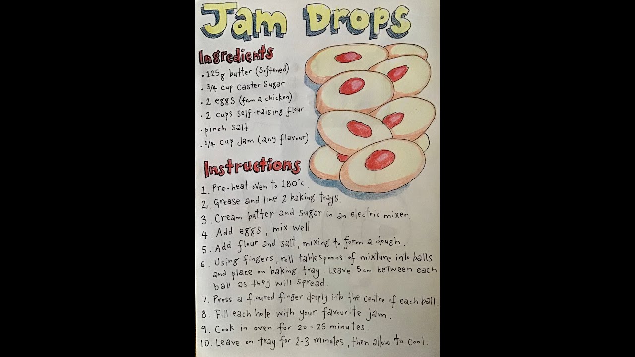 HOW TO MAKE JAM DROPS AND BASKET - YouTube