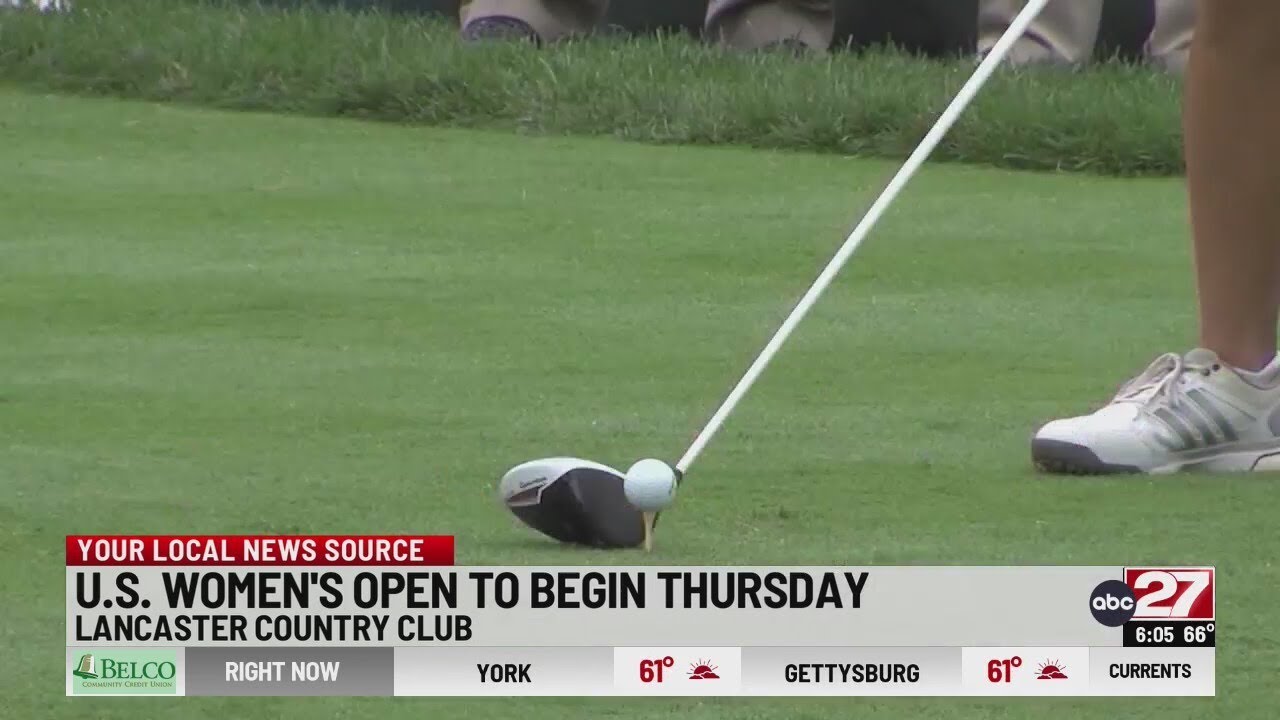 Officials prepare for LPGA US Women's Open in Lancaster Co. - YouTube