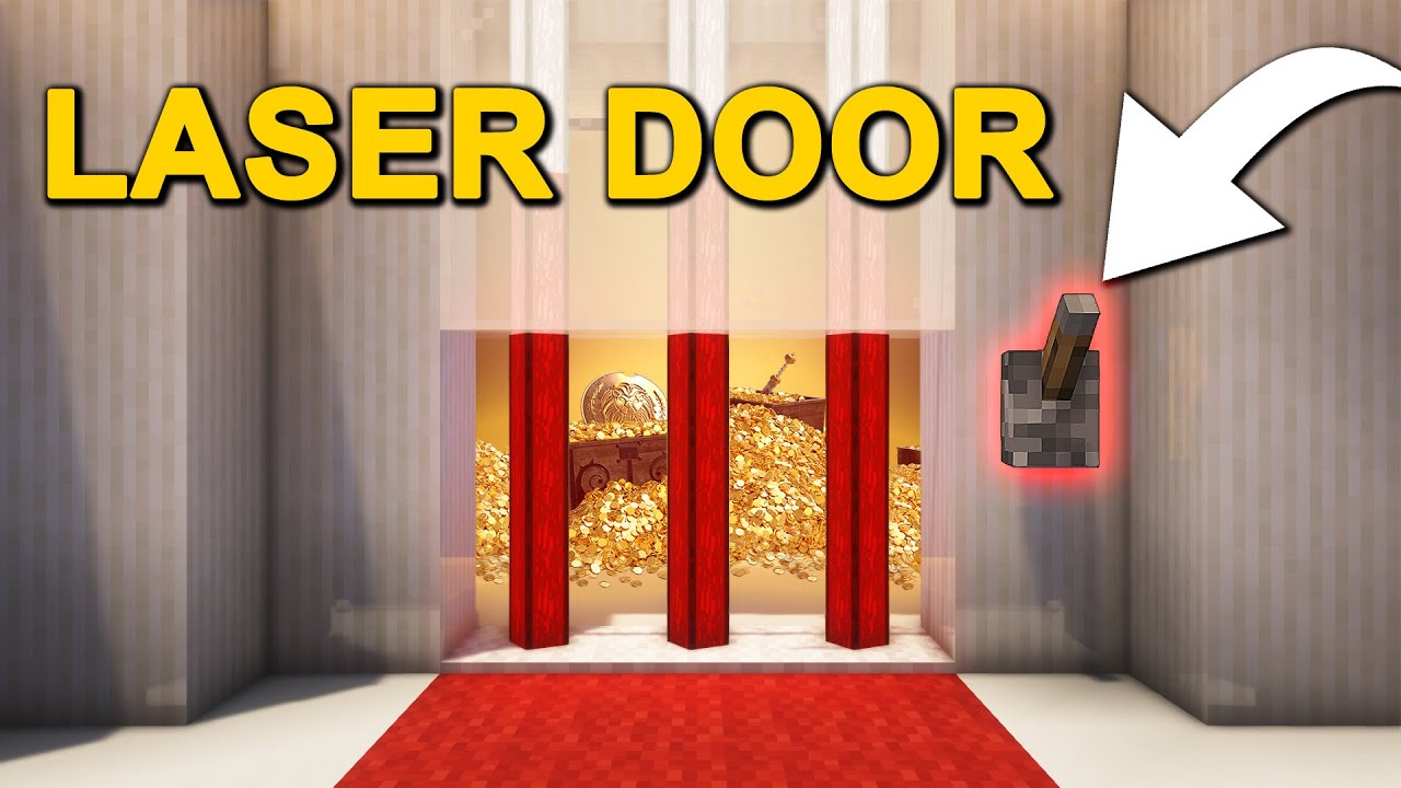 How to Make a Laser Door in Minecraft 1.21 (Tutorial) - YouTube