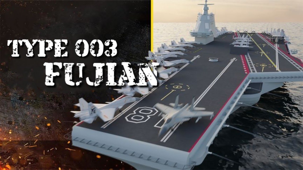 Type 003 Fujian, el portaaviones no nuclear más avanzado - YouTube