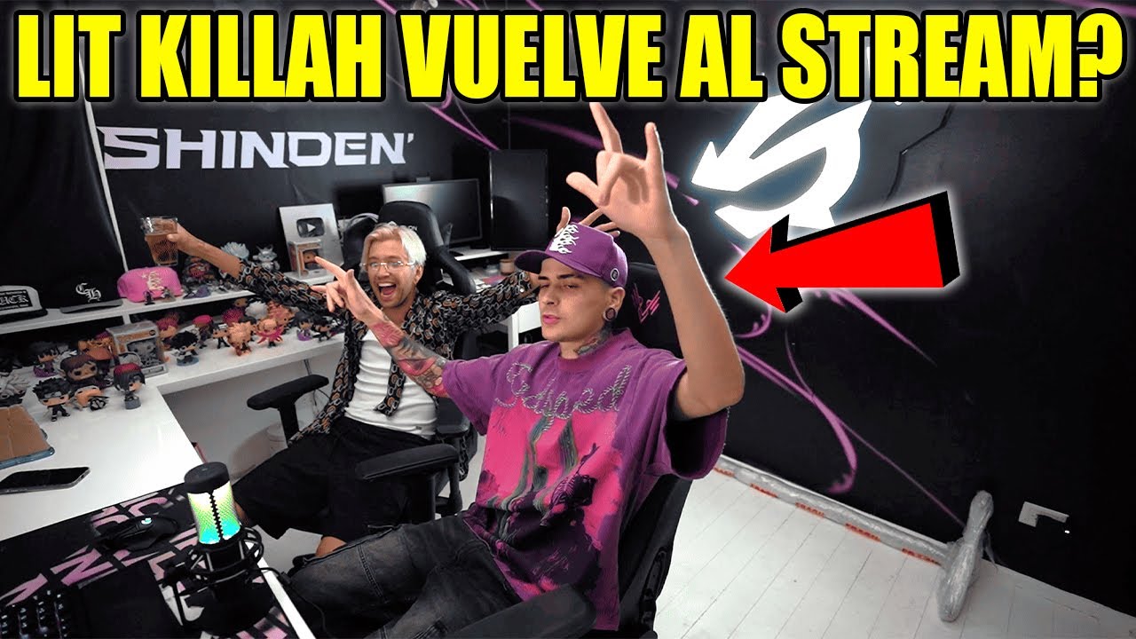 LIT KILLAH VUELVE AL STREAM DESPUES DE 9 MESES - YouTube
