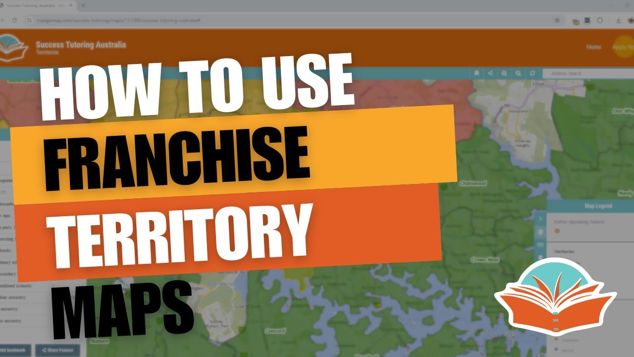 How to use Success Tutoring's Franchise Territory Map? - YouTube