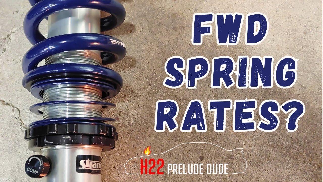 FWD Drag Race Suspension Compression and Rebound Setting Up The Shocks ...