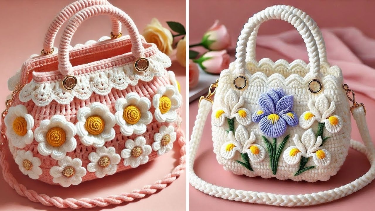 beautiful Woolen handbag design ♥️ - YouTube