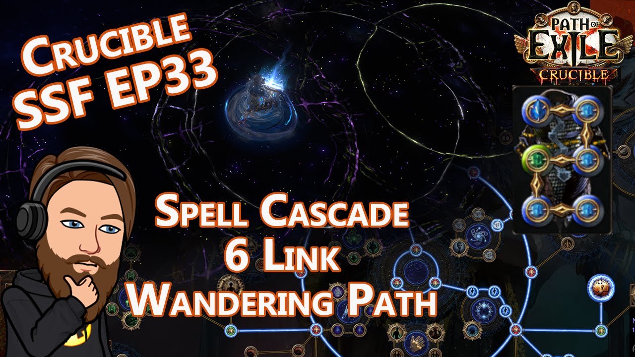 Spell Cascade 6 Link Wandering Path - Level 92 Low Life Impending Doom ...