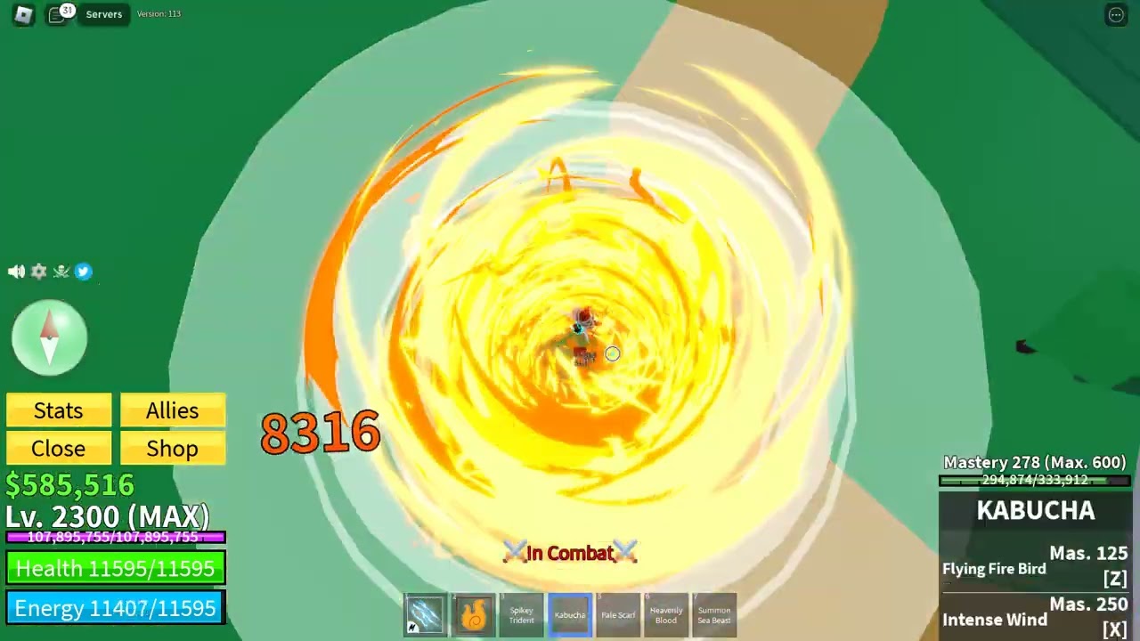 OP Flame combo 1 shot- Blox fruits UPD 17 part 2 - YouTube