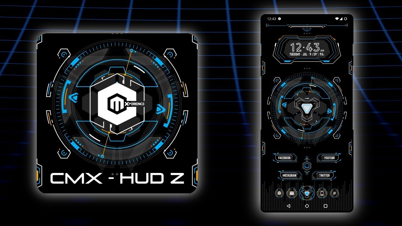 CMX - HUD Z KLWP Theme (Android Personalization/Customization ...