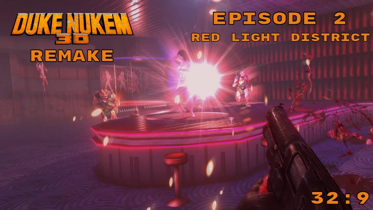 MORE Duke nukem 3d remake (serious duke) - Red light district episode 5120x1440 - YouTube