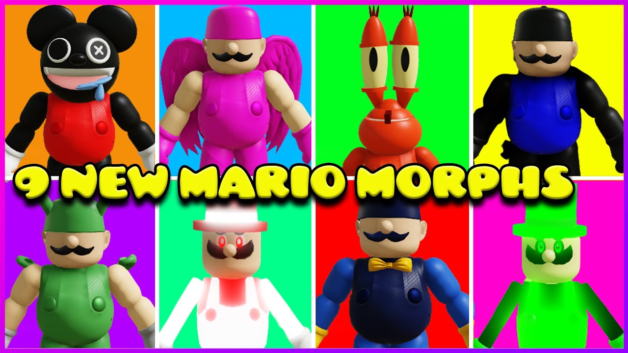 How To Get 9 NEW MARIO in Find The Mario Morphs - UPDATE - ROBLOX - YouTube