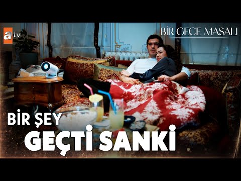 Mahir ve Canfeza korku filmi izlerse - Bir Gece Masalı 17. Bölüm
