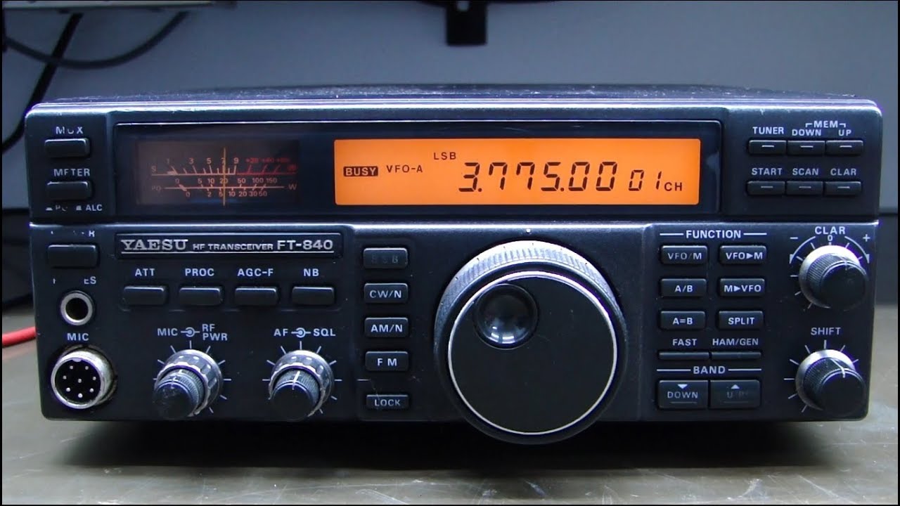 ALPHA TELECOM: YAESU FT-840 SUPER REVISÃO e ALINHAMENTO TOTAL - YouTube