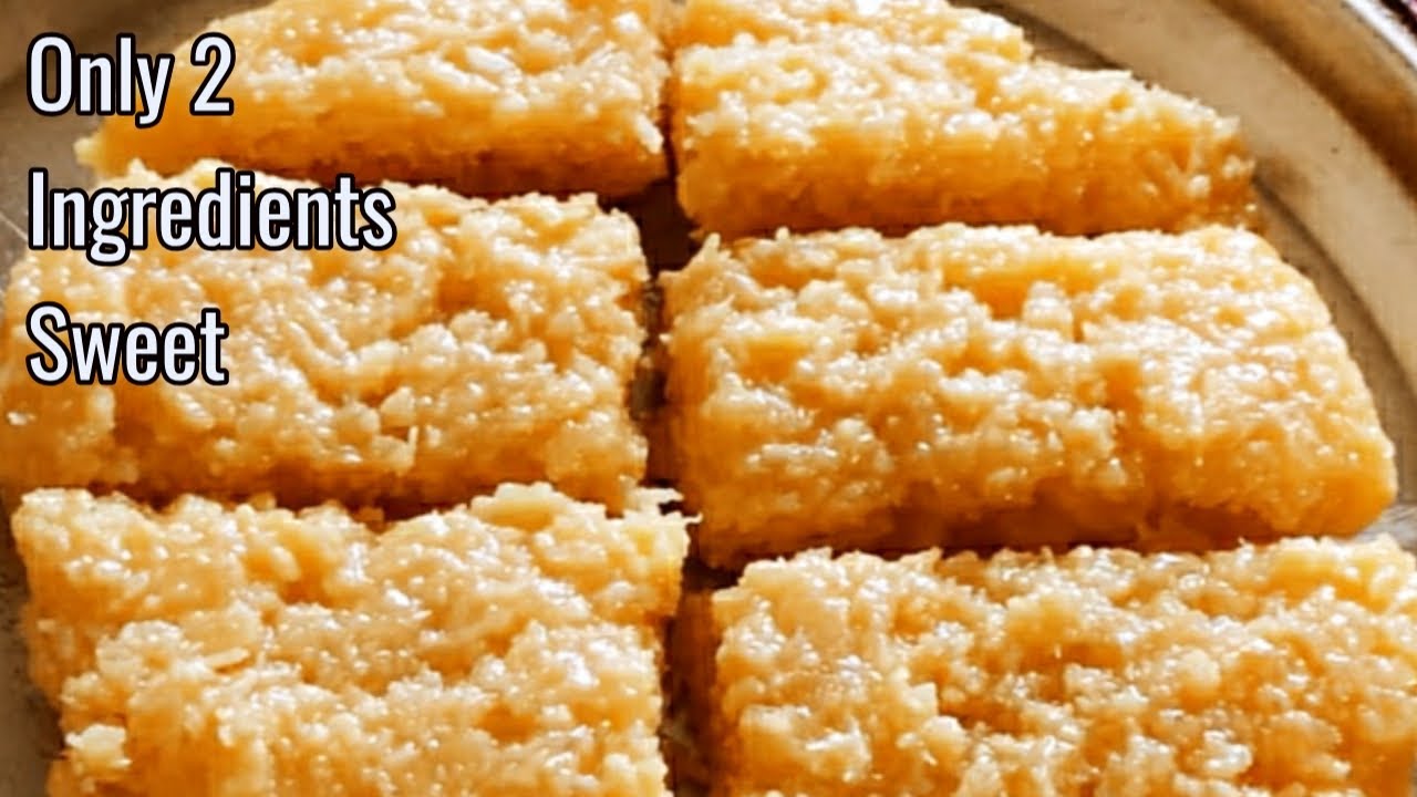 Only 2 Ingredients Sweet Recipe /Milk Cake Recipe / Diwali Special ...