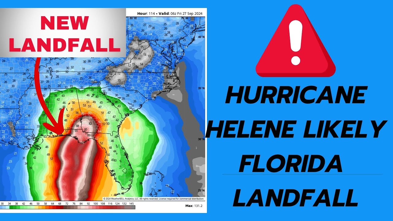 HURRICANE HELENE FORMS: Florida Landfall Likely - YouTube