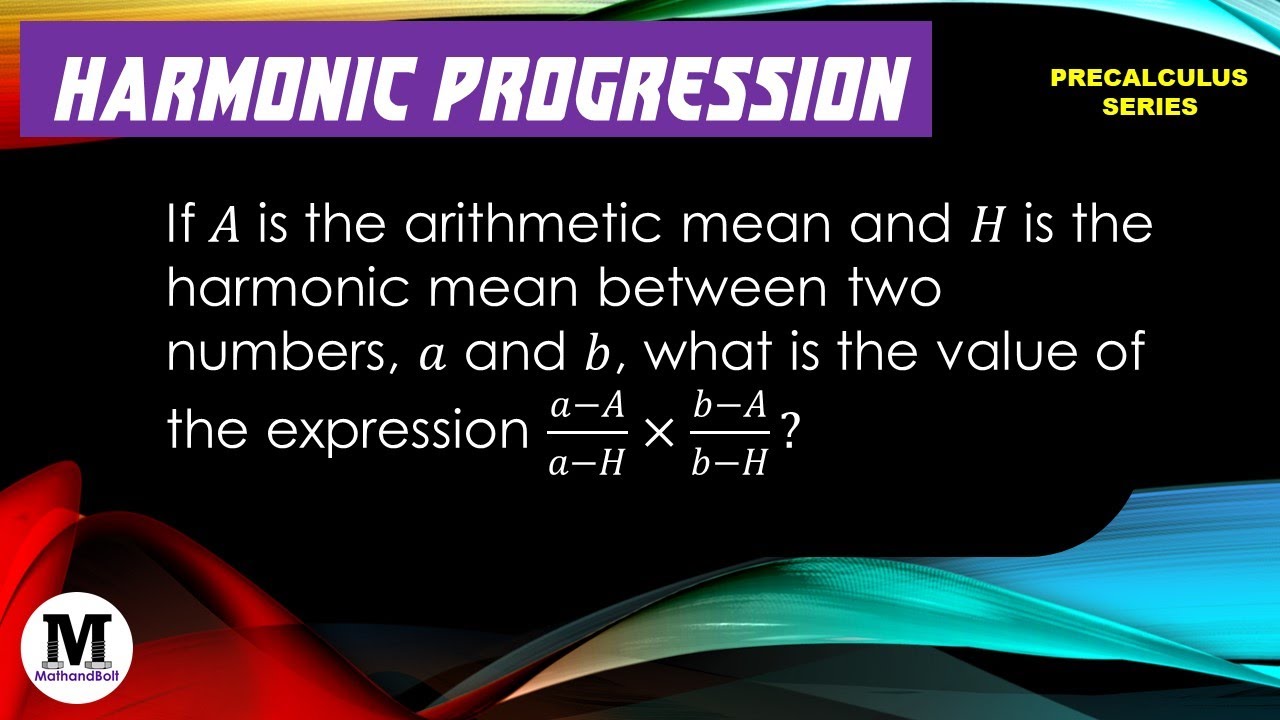 3.4 | Harmonic Mean | Introduction to Harmonic Mean - YouTube