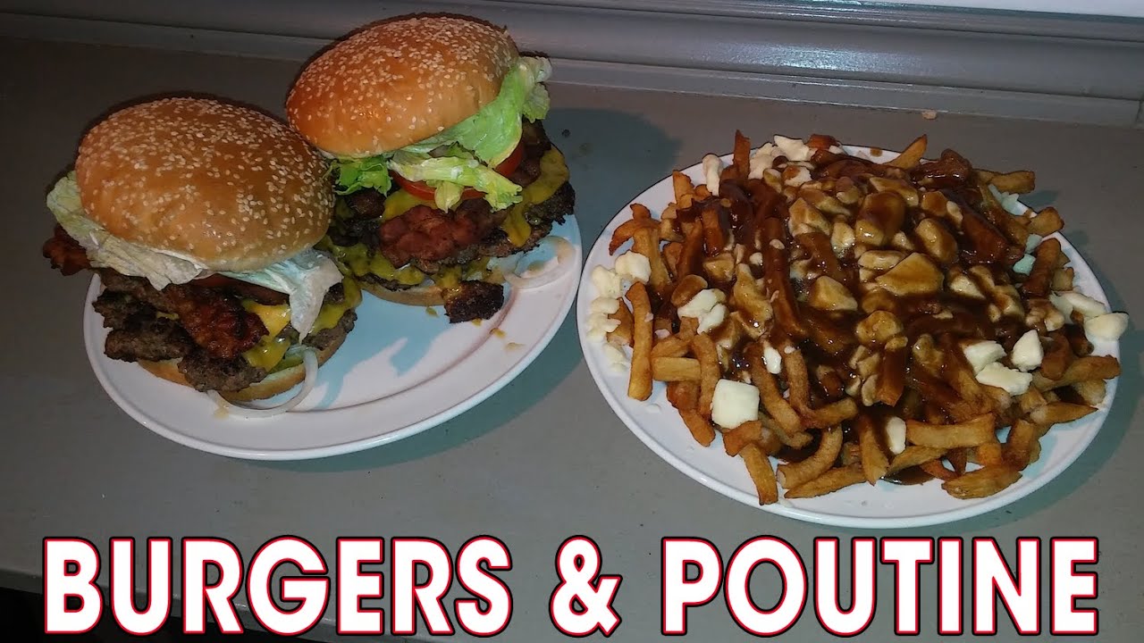 BURGERS and POUTINE Challenge near OTTAWA!! - YouTube