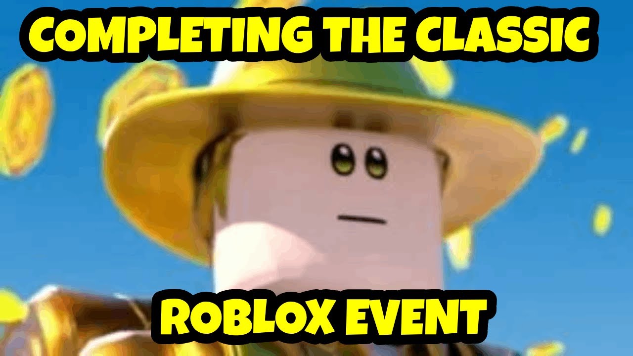 Completing the classic roblox event! (LIVE) - YouTube