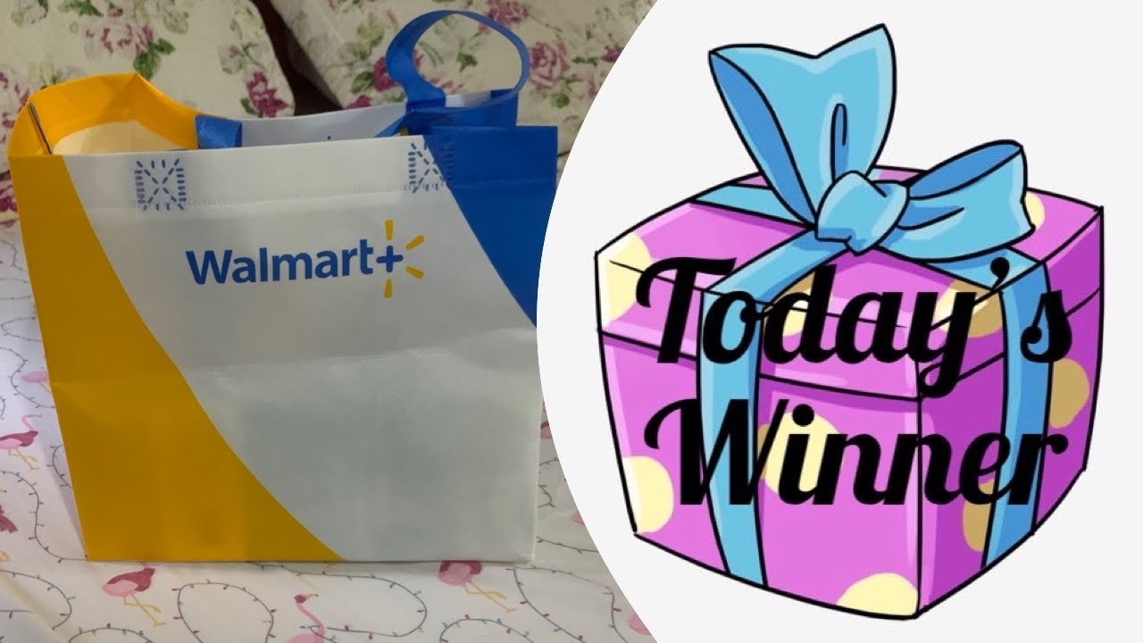 Winner of the Walmart Goodie Bag | September 2022 - YouTube