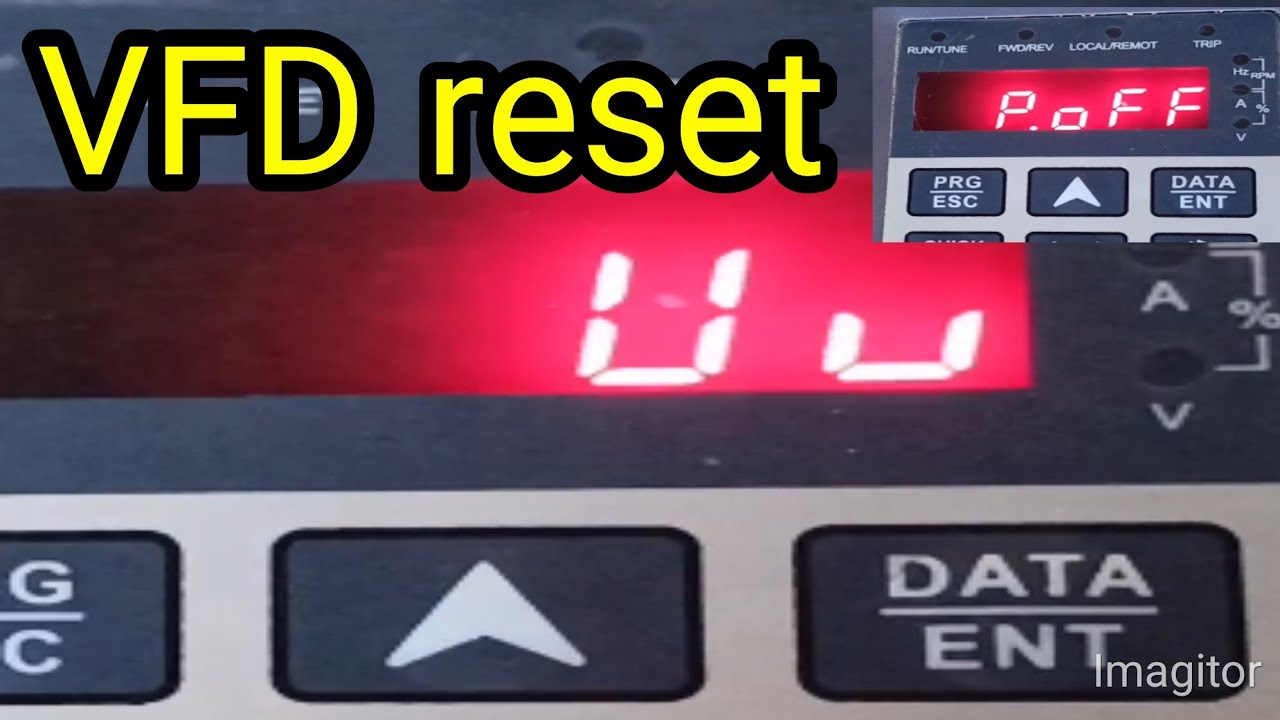 VFD reset / factory reset code /guljan bugti YouTube channel - YouTube