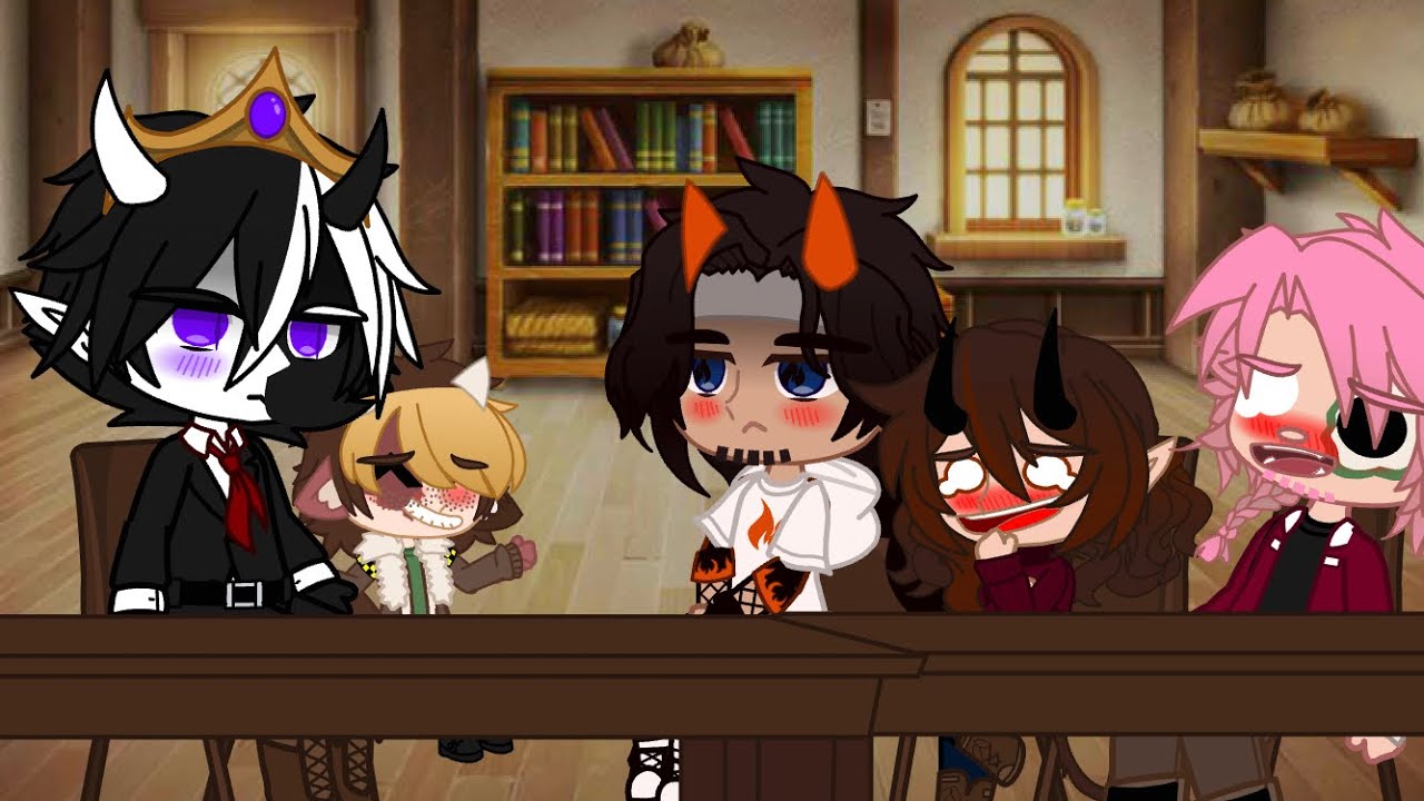 “Prolonged eye contact…”😈 Gacha Dsmp AU skit - YouTube