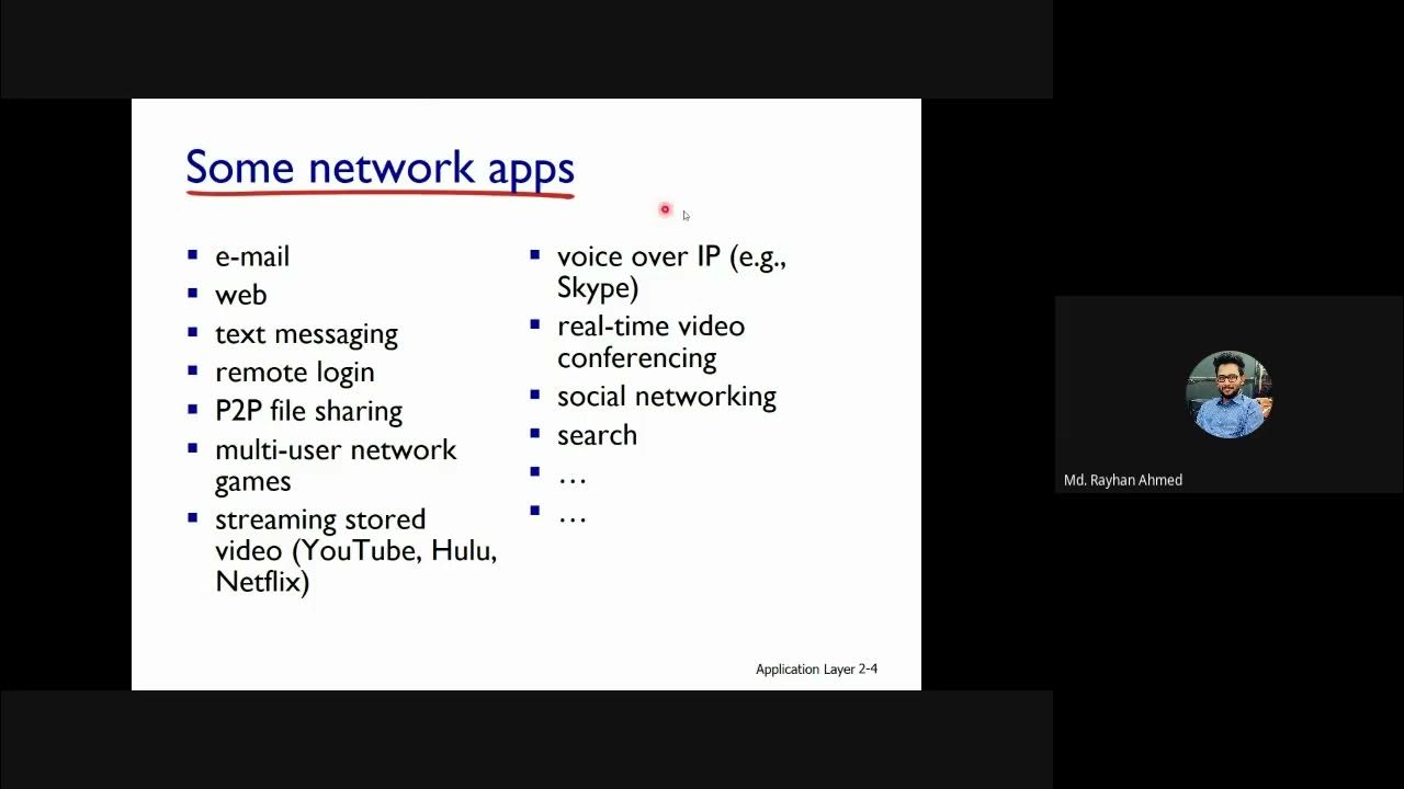 Computer Network - Lecture 7 (Rayhan Ahmed) - YouTube