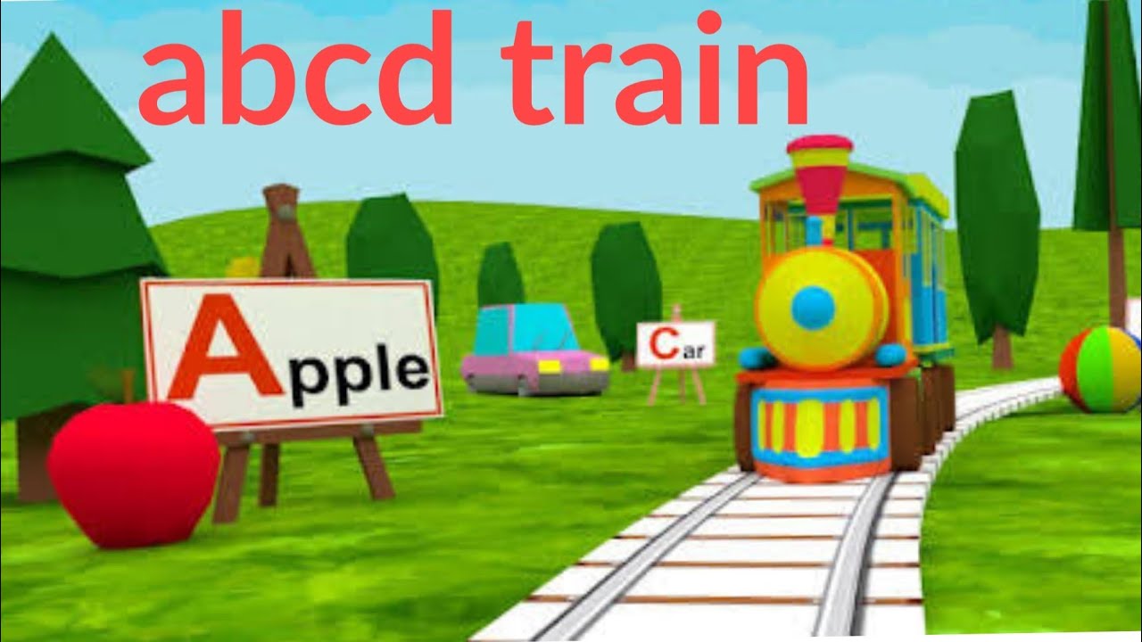 abc train | alphabets train | nursery rhymes | abc for child - YouTube