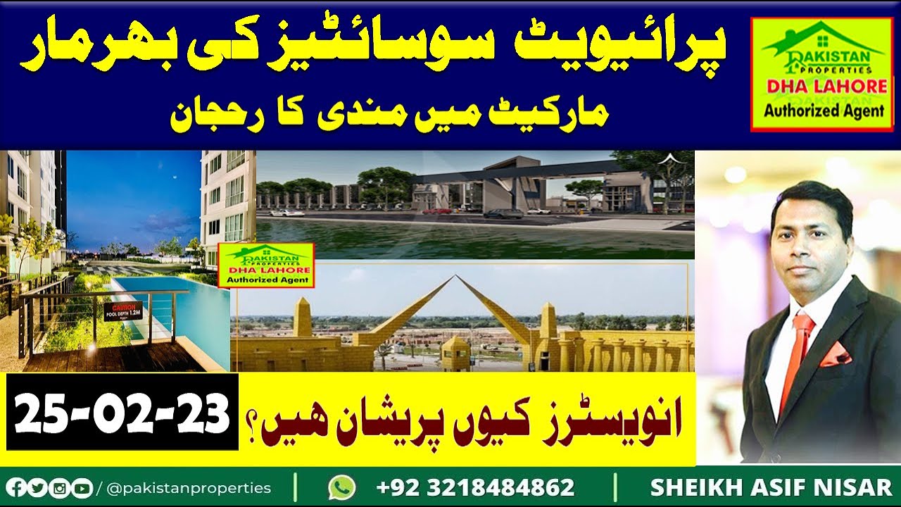 Private Societies in Lahore Pakistan and Their Future Prospects - YouTube