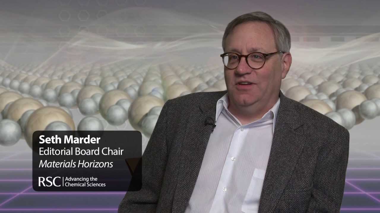 Professor Seth Marder discusses Materials Horizons - YouTube