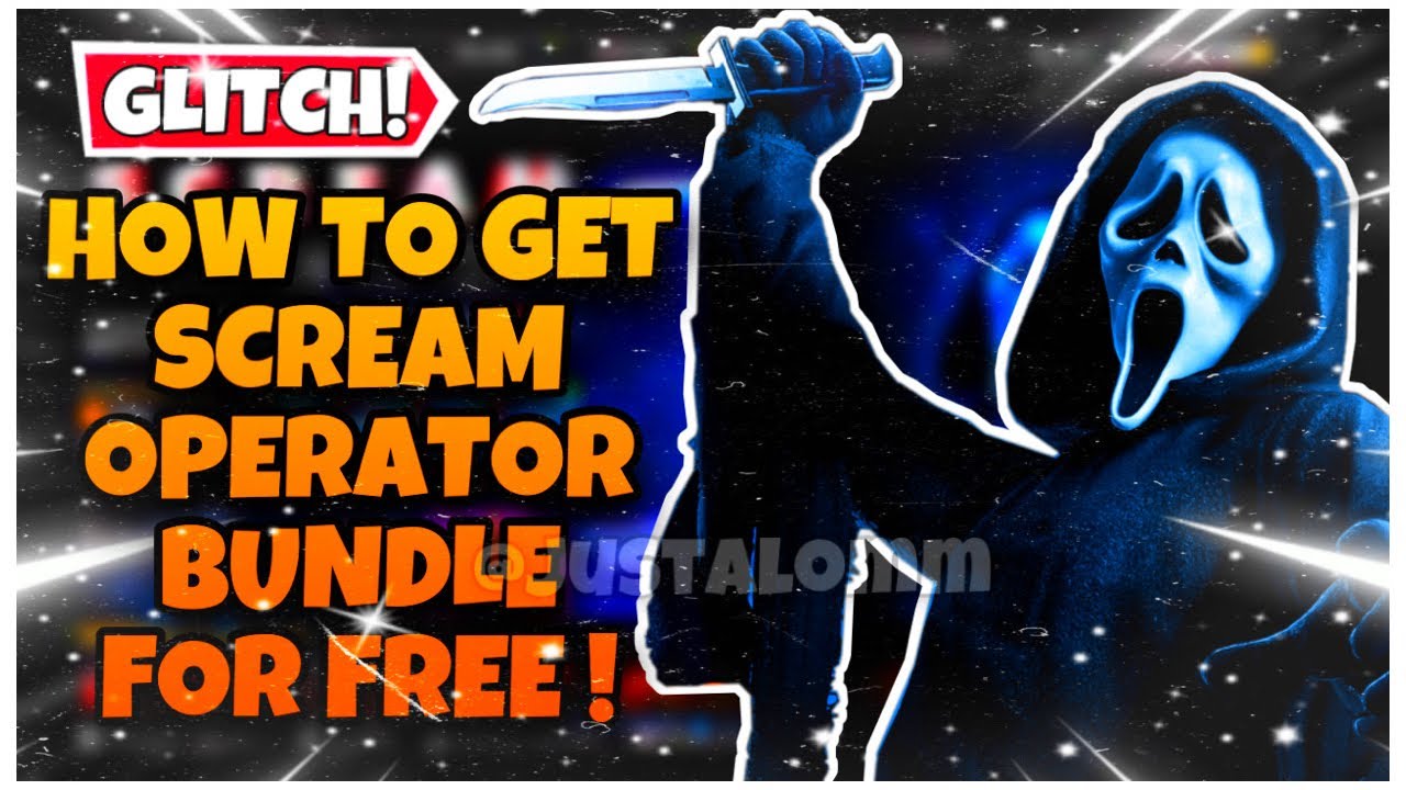 *GLITCH* HOW TO GET SCREAM OPERATOR BUNDLE FOR FREE ON COLD WAR WARZONE ...