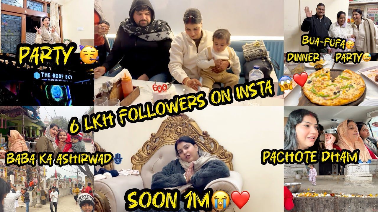 6 lakh Family On Instagram😭//Pachote Dham BaBa Ka Ashirwad🥹// Sabke ...
