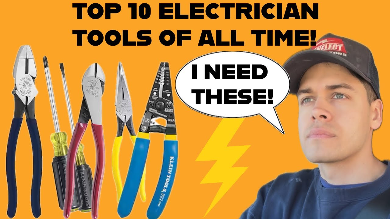 THE TOP 10 TOOLS FOR NEW ELECTRICIANS IN 2025! - YouTube