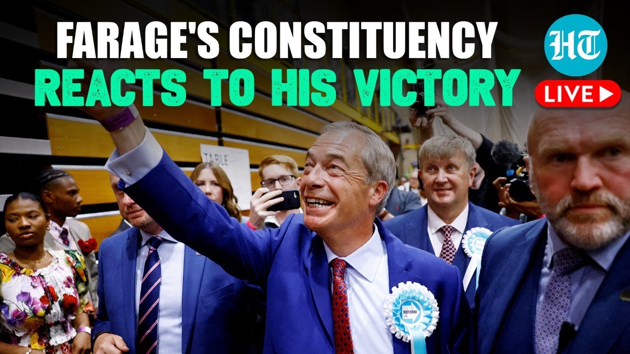 LIVE | Nigel Farage's Constituency Clacton's Residents React To His Win ...