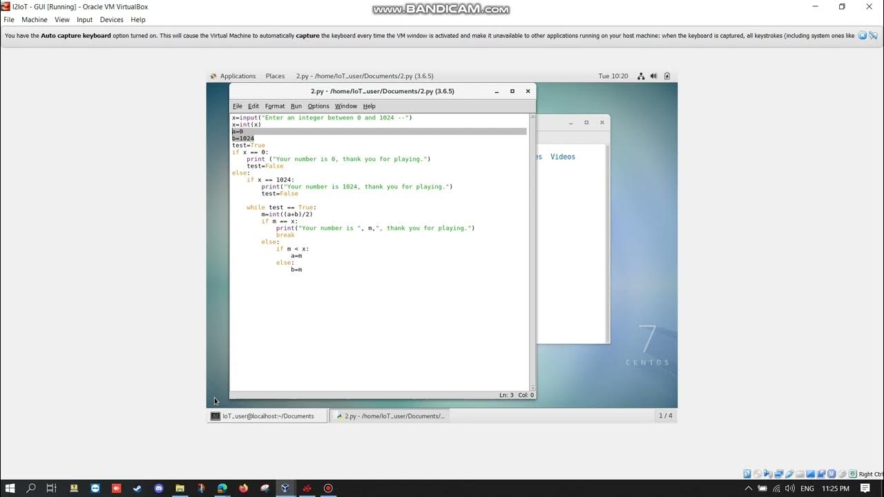 SIMPLE GAME WITH PYTHON IDLE - YouTube