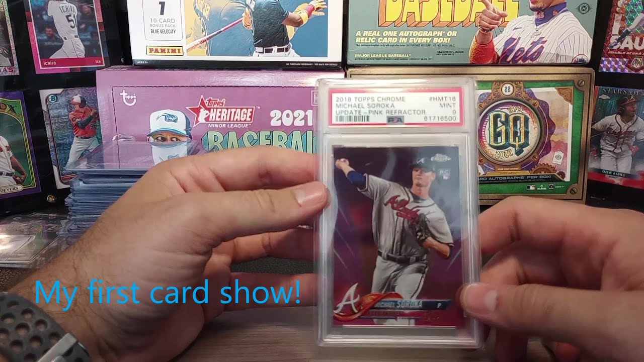 My first card show! Here's what I bought... - YouTube