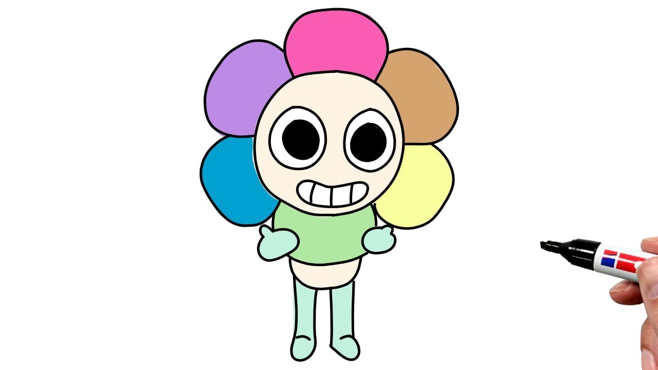 How to Draw Dandy From Dandy's World - YouTube