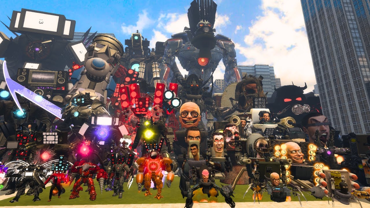 COUNTER TITAN, MYTHIC TV MAN TITAN AND CLOCKMAN BULK VS 1-72 SKIBIDI ...