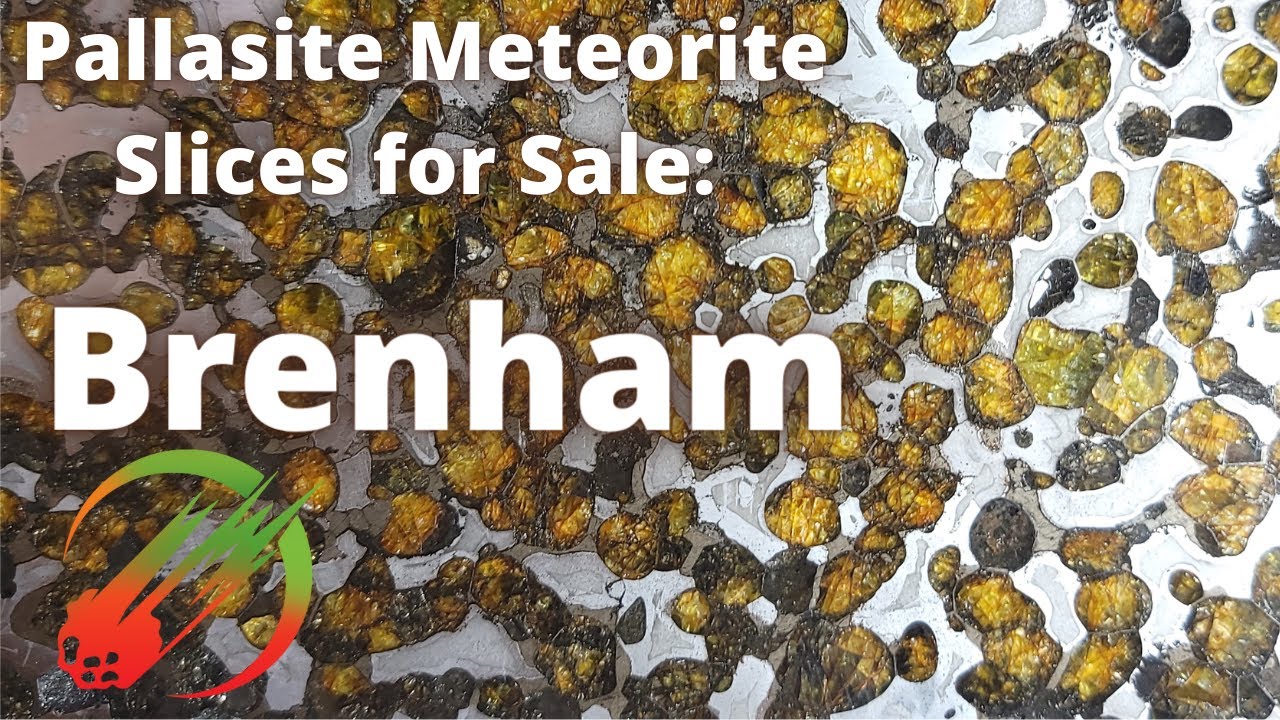 Brenham Pallasite Meteorite Slices for Sale! Own a Meteorite from Space ...
