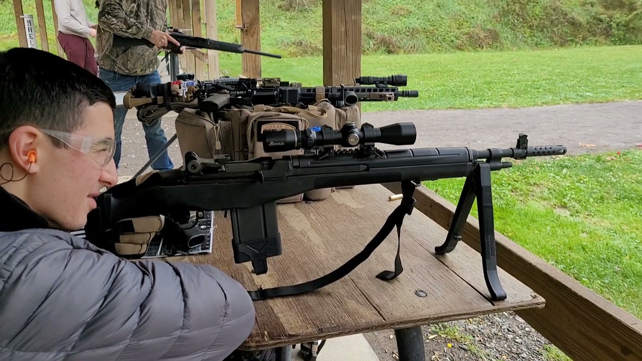 Springfield M1A Scout Squad & Burris 2-7× Scout Scope. #SpringfieldM1A ...