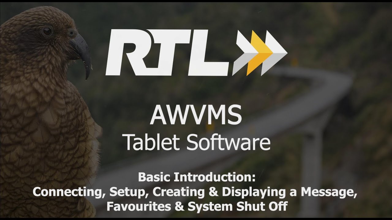 RTL AWVMS Tablet Software - YouTube