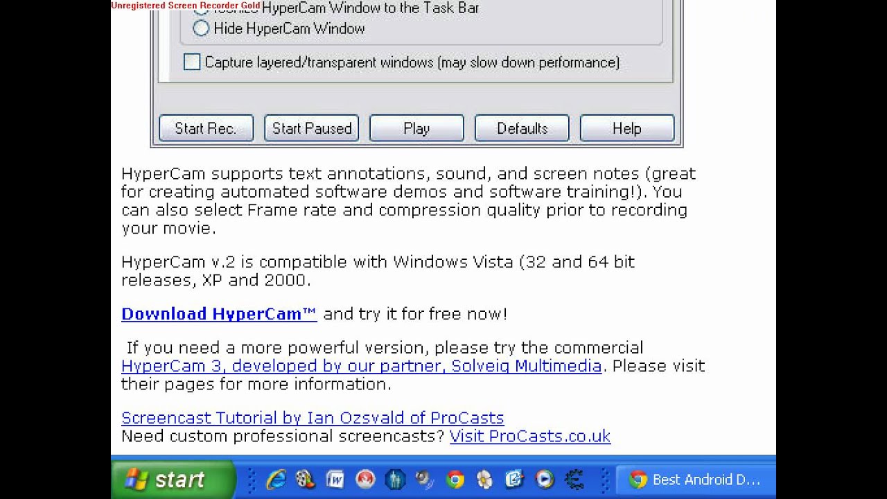 How to download Unregistered HyperCam 2 for free - YouTube