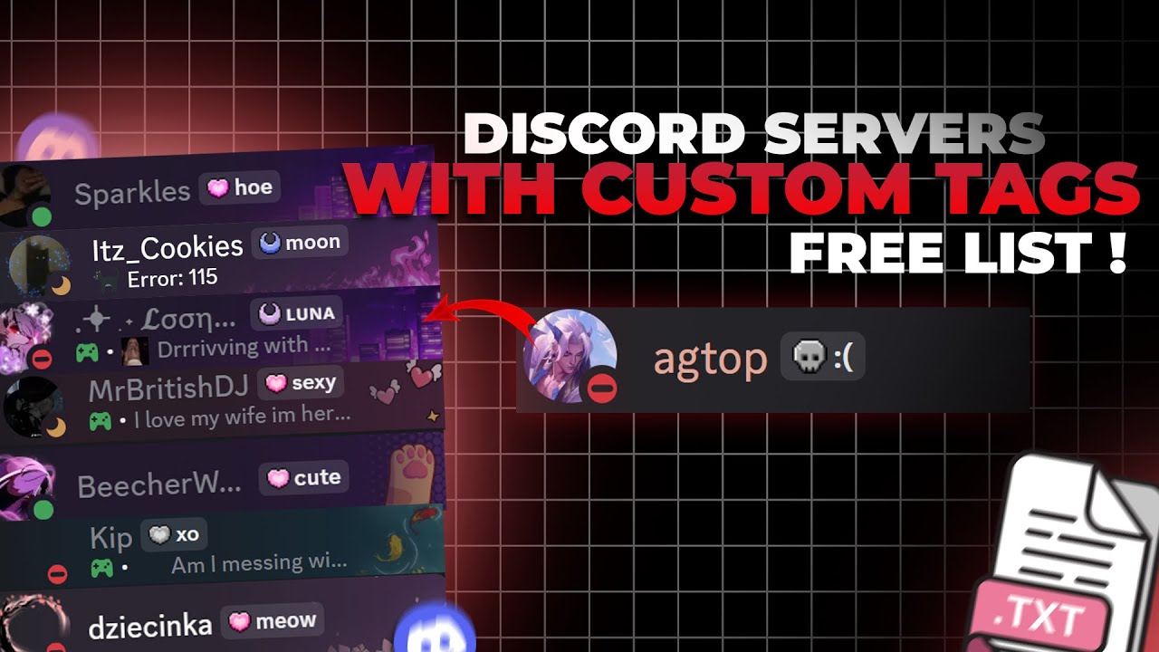Best CUSTOM TAGS Server Discord | How to get GUILD TAGS on Discord ...